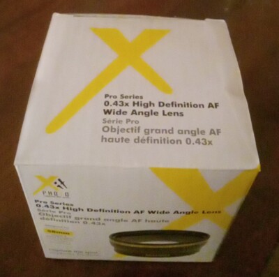 XIT Pro Series 0.43 X High Definition AF Wide Angle Lens 58mm | eBay