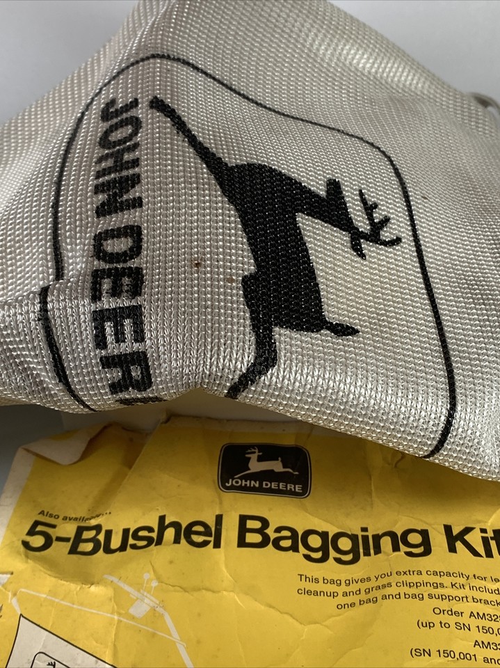 John Deere Lawn Mower Bagger 5 Bushel Bag AM32846 NOS | eBay