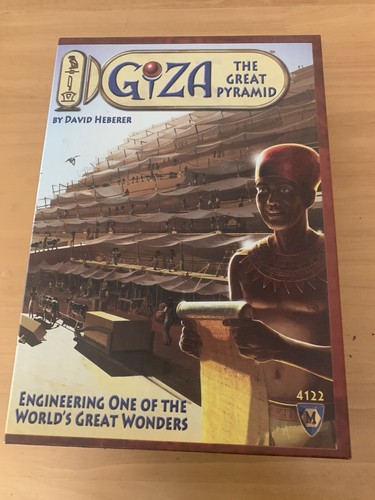 Giza The Great Pyramid board game / unpunched / Mayfair Games / 3-4 ...