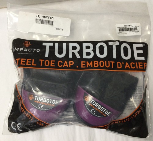 New Impacto Turbotoe Steel Toe Cap Black Purple Sz XXSmall (G4) | eBay