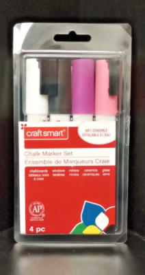 Craft Smart 4 Pc Chalk Marker Set Wet-Erasable | eBay