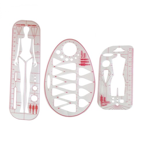 Fashion Template Ruler Multipurpose Work Clothes Fashion Illustration ...