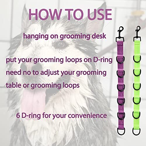 FURSDOLY Dog Grooming Extension Dog Grooming Loops Dog Grooming Table ...