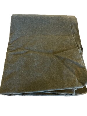 USMC Military Blanket 74x58 Green Wool Marines Outdoors Survival | eBay