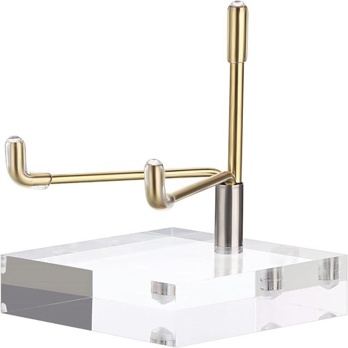 Acrylic Crystal Bracket Golden Creative Storage Bracket Home Decoration ...