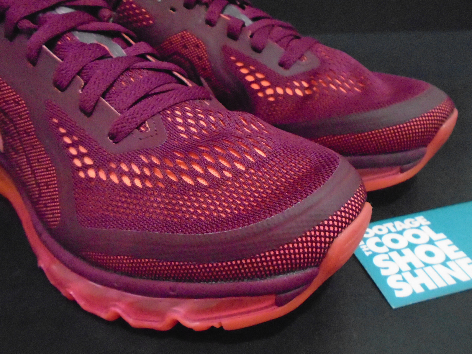 NIKE AIR MAX 2014 RUNNING GARNET BURGUNDY PUNCH PINK MANGO INFRARED 90 ...