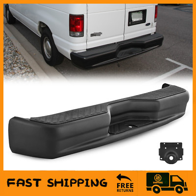 For 1992-2014 E150 E250 Ford Econoline Black Rear Step Bumper Assembly ...