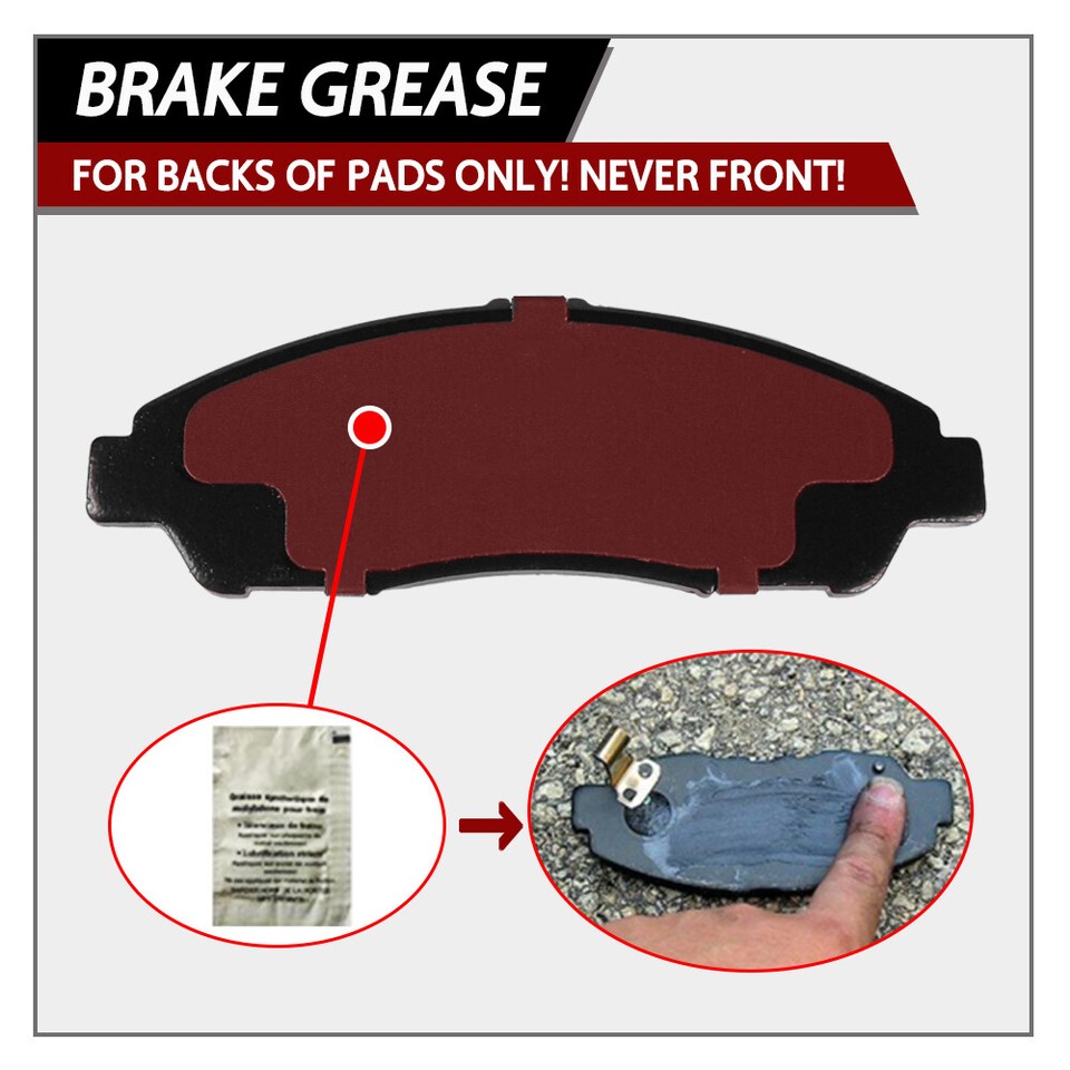 8PCS Ceramic Brake Pads D924 D1313 for Hyundai Sonata Azera Kia Soul ...