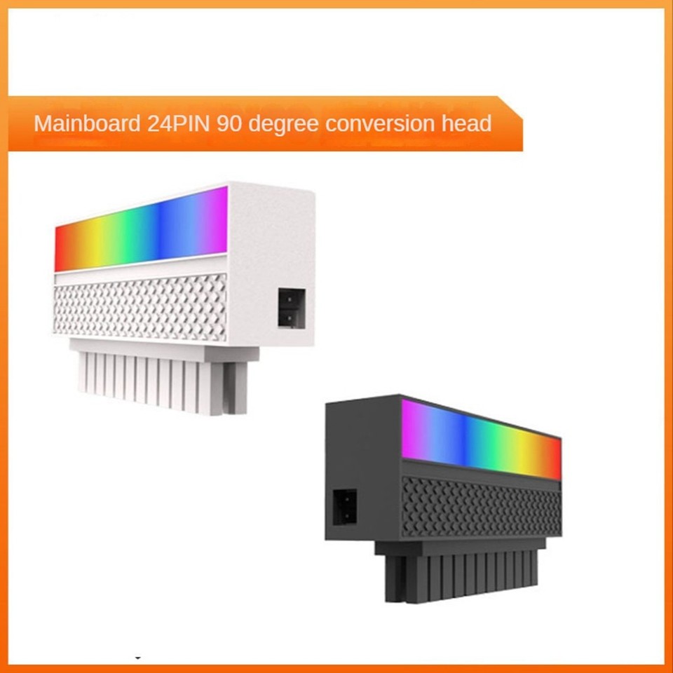 ATX 24 Pin auf 90 Grad Adapter 5V 3-Pin ARGB Motherboard ...
