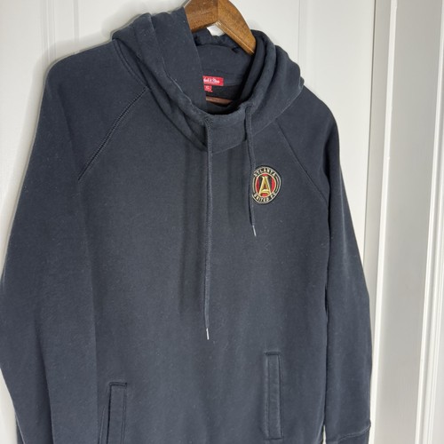 Atlanta United Hoodie Men XL BlackMitchell & Ness Pullover Sweatshirt ...