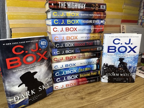 Lot OF 14 CJ C.J. Box Hardcover Books Joe Pickett 1 Signed Good Condition | eBay