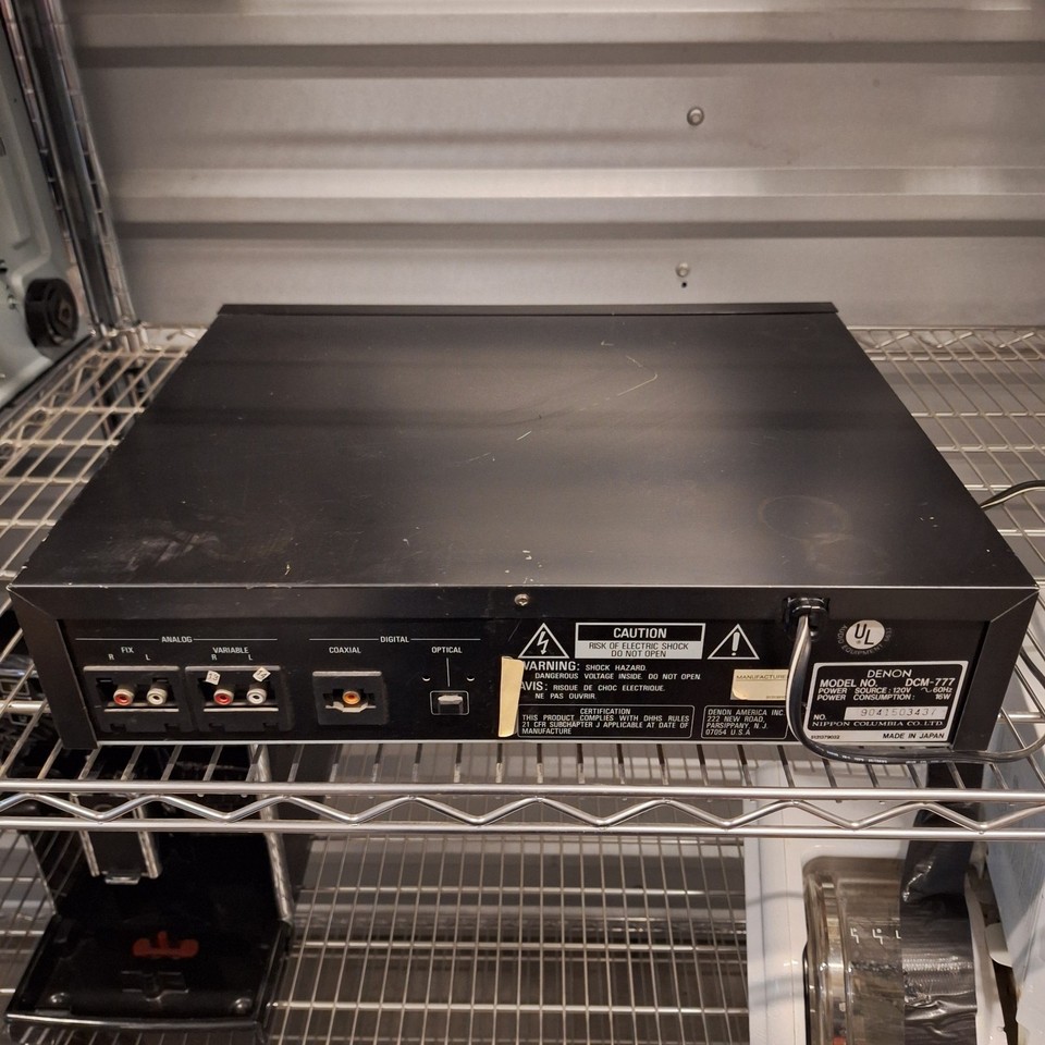 USED | Denon DCM-777 5-Disc Compact Disc Carousel Changer Stereo System ...