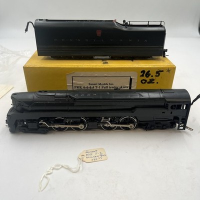Sunset Models Brass HO Scale PRR Pennsylvania 4-4-4-4 T1 Duplex Steam ...
