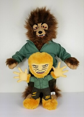 Universal Studios Monsters The Wolfman Plush 1999 Stuffins Jumbo 24 ...