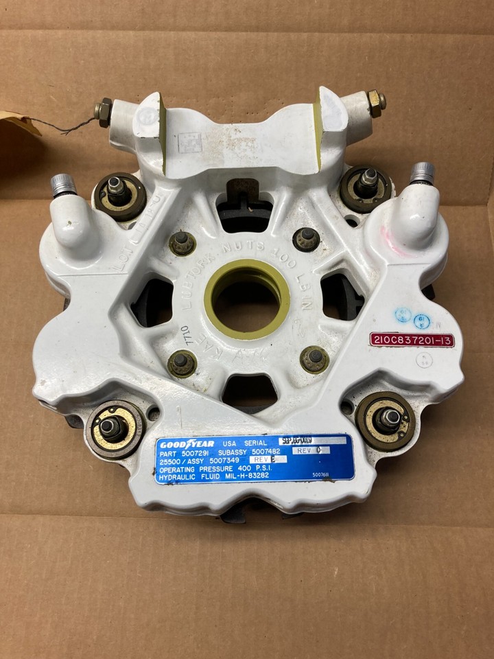 Aircraft Main Wheel Brake Assembly By Goodyear P/N 5007349 | eBay