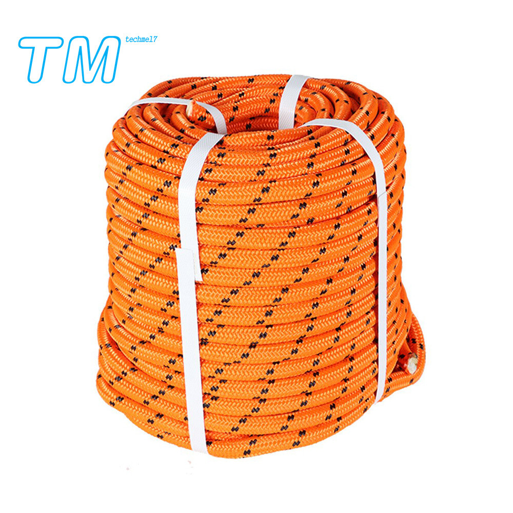 200FT Double Braid Rope 1/2" Nylon Arborist Bull Rope Rigging Line ...