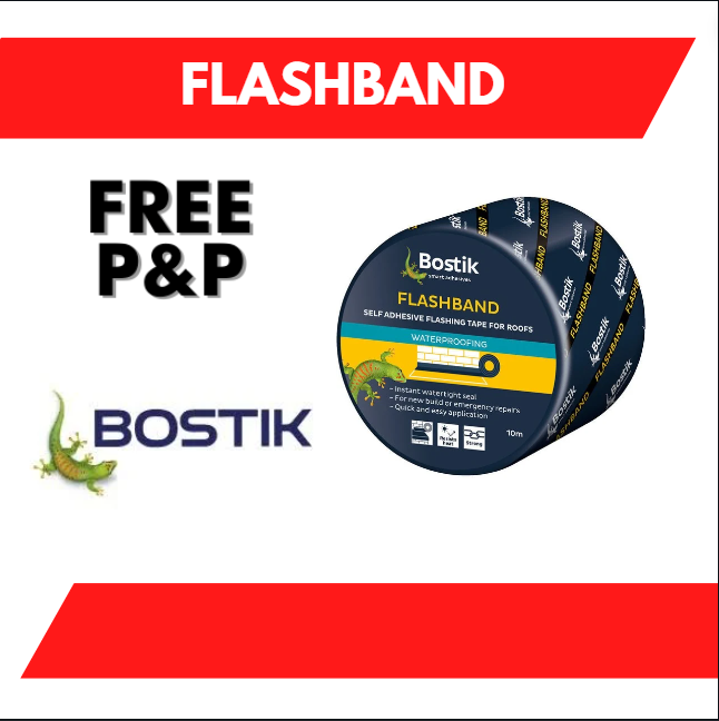 Bostik Flashband Self Adhesive Flashing Tape for Roofs 10m for sale ...