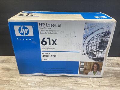Genuine HP C8061X 61X Black Toner Cartridge For HP LaserJet 4100 4101 ...