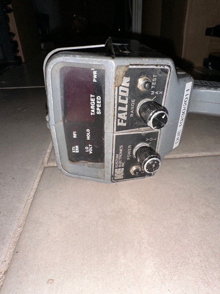 Kustom Signals Falcon Handheld Radar Gun Speed Detector 24.15 GHZ ...