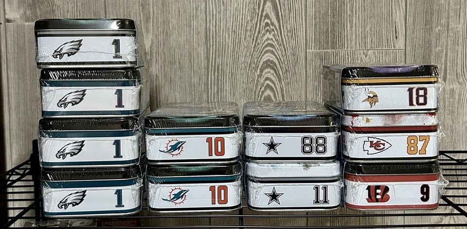 (11) 2023 Donruss Optic NFL Football Collector Tins Sealed | eBay