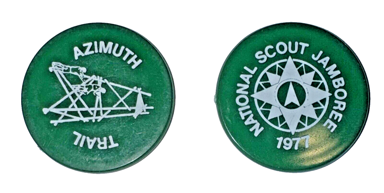 1977 Azimuth Trail (Orienteering?) Coin Token National Boy Scout ...