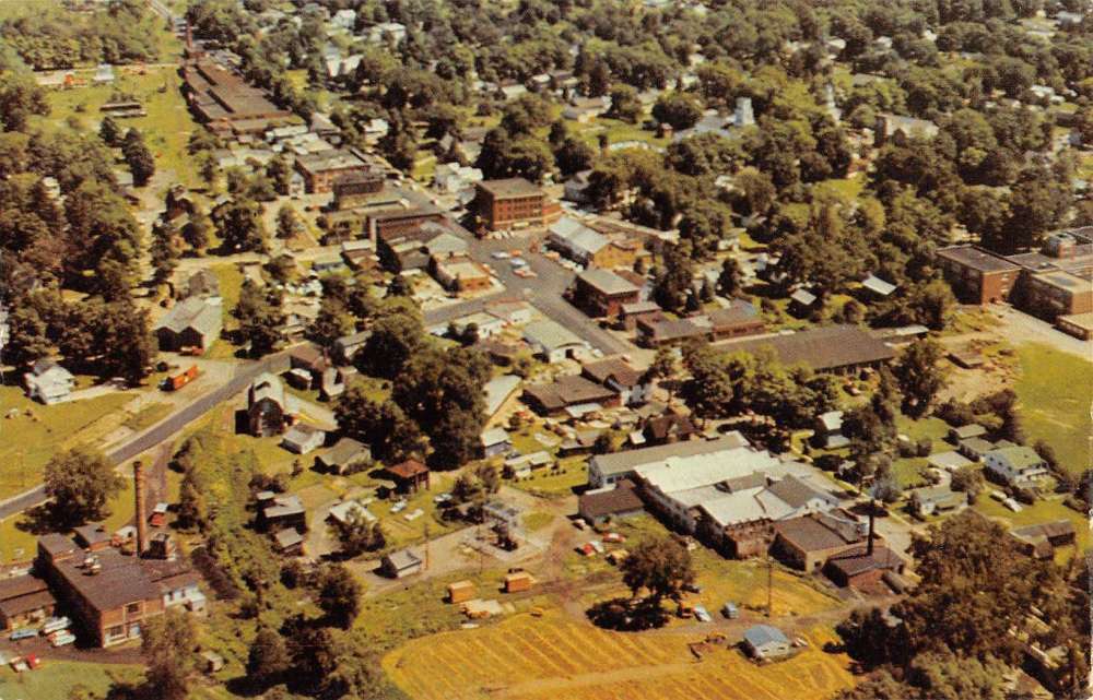 Nunda New York Village Birdseye View Vintage Postcard K91634 | eBay