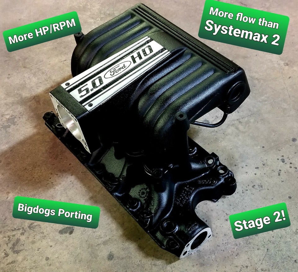 1986-95 Explorer GT40 ORIGINAL RACE PORTED intake manifold from BIGDOGS ...