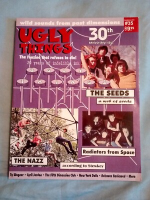 UGLY THINGS #35 garage punk zine- SEEDS*RADIATORS FROM SPACE*NAZZ*SONS ...