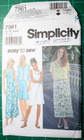 Simplicity 7961 Easy Sew Misses/Miss Petite Dress and Jacket Sizes 6, 8 ...