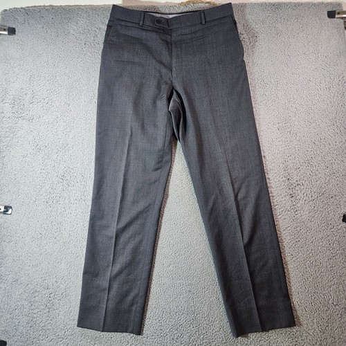 Ballin Dress Pants Mens 34x33 Comfort EZE Super 120's Wool Flat Front ...