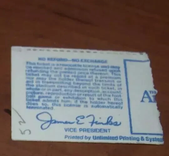 New Orleans Saints @ Chicago Bears 1977 ticket Craig Clemons photo ...