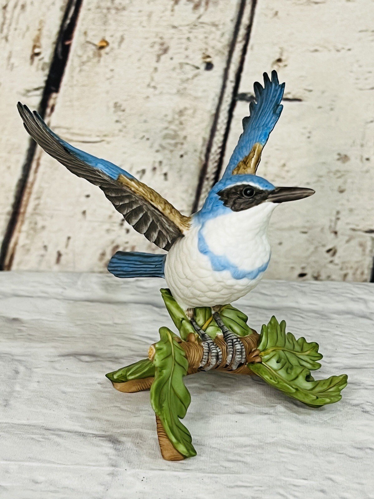 Lenox Western Scrub Jay Handcrafted Fine Porcelain Figurine Garden Bird ...