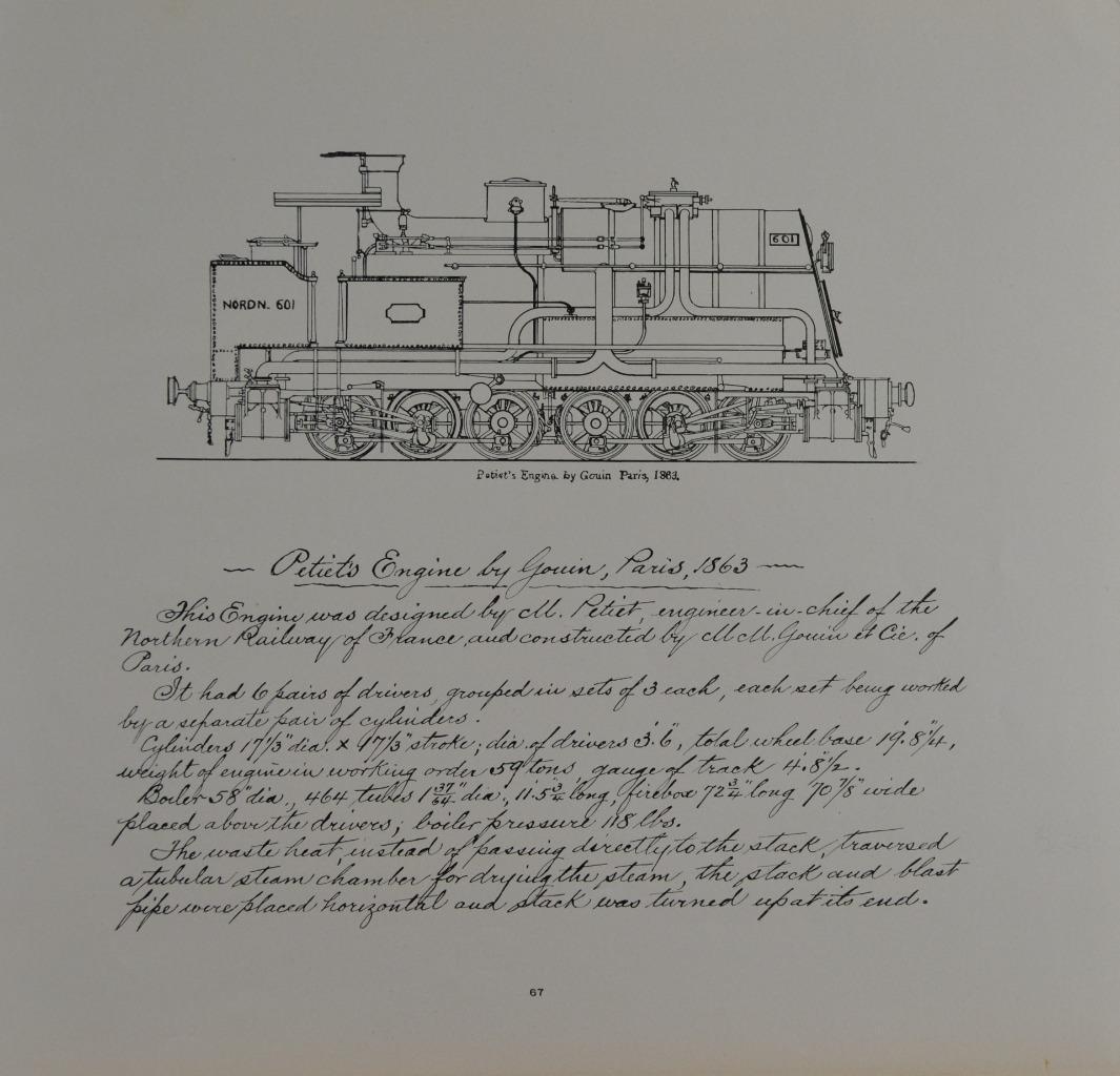 Antique Steam Locomotive Art Print Train Railroad 1899 Original Art | eBay