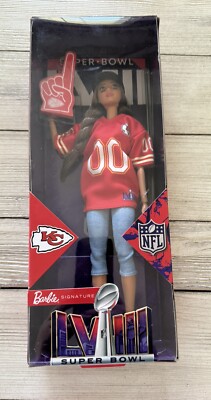 2024 NFL Super Bowl LVIII Champions Kansas City Chiefs Barbie - Sealed ...
