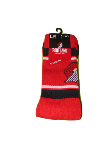 Portland Trail Blazers Novelty Socks 6-12 Men New Classic Fit | eBay