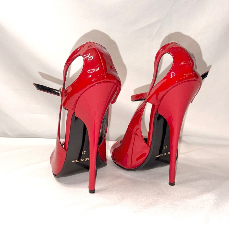 High Heels von High Feelings Lack Rot Made in Italy | eBay.de