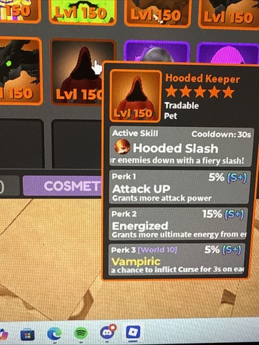 Roblox World Zero WZ - PETS - OBTAINABLE PERKS | eBay