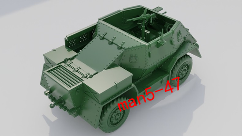 3D Printed 1/35 Ww Ii Armoured Carrier Wheeled Indian Pattern Mk.ii ...