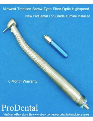 Midwest Tradition Screw Type Fiber-Optic Highspeed Dental