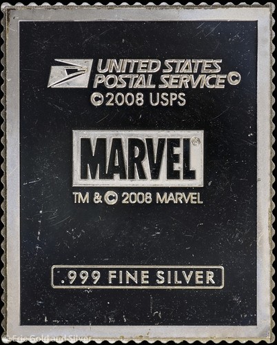 2008 USPS Ultimate Marvel Collection Sub-Mariner .999 Silver Stamp ...