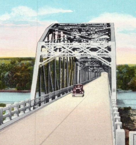 c1931 Red River Bridge War, Texas and Oklahoma dispute, Gainesville TX ...