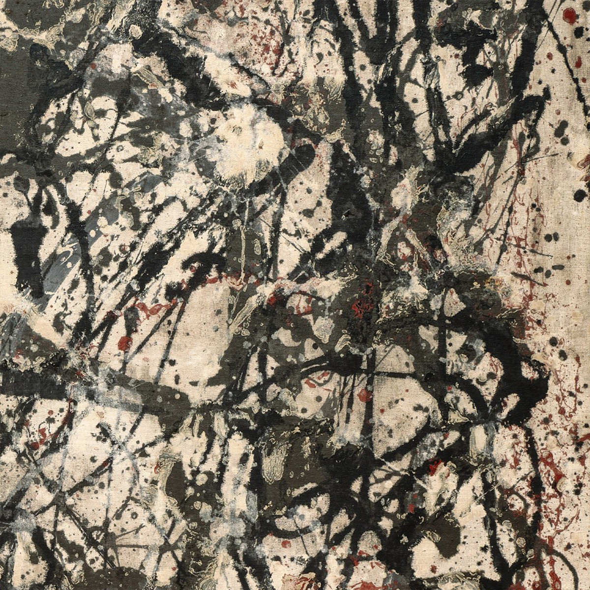 Jackson Pollock Enchanted Forest