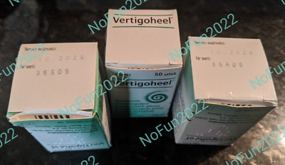 Fast Delivery US Stock Vertigoheel 150 Tab Homeopathic Motion Sickness ...