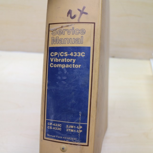 CAT Caterpillar Cp/cs-431c 433c Compactor Roller Service Manual Repair ...