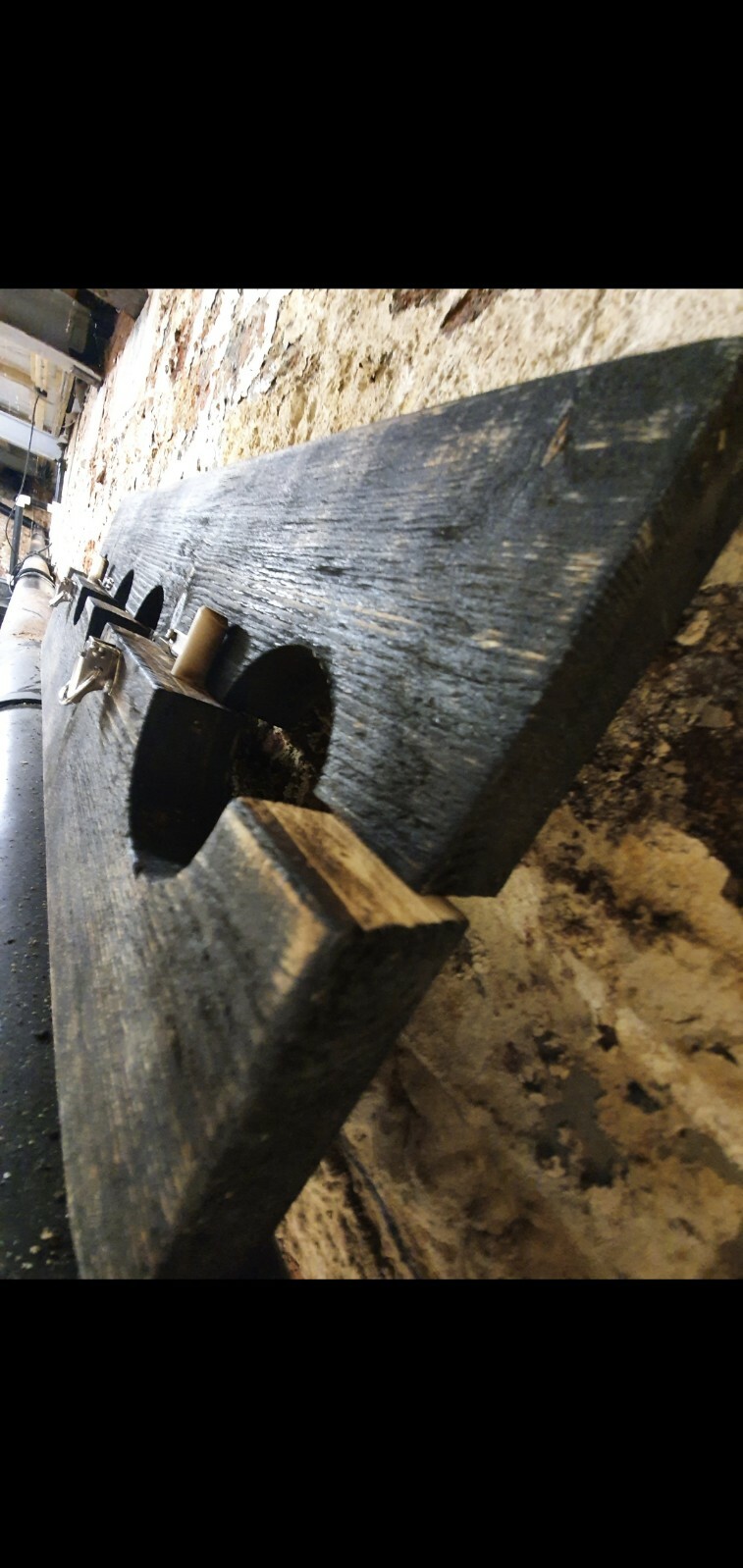 Handmade Wooden stocks, dungeon prop medieval dungeon equipment black ...