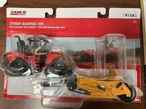 Ertl Diecast 1/64th Scale CaseIH Stieger 595 Quadtrac & Ashland 28911E ...