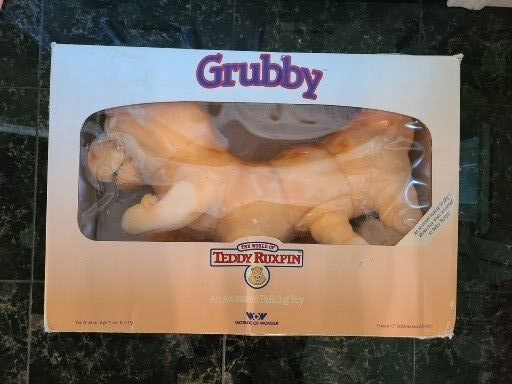 1985 Worlds of Wonder World of Teddy Ruxpin GRUBBY In Box | eBay