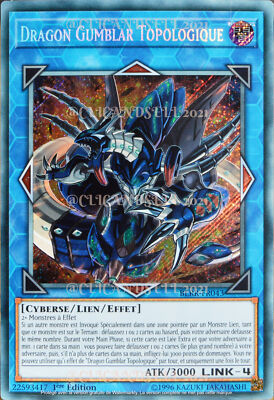 carte YU-GI-OH BLRR-FR043 Dragon Gumblar Topologique NEUF FR | eBay