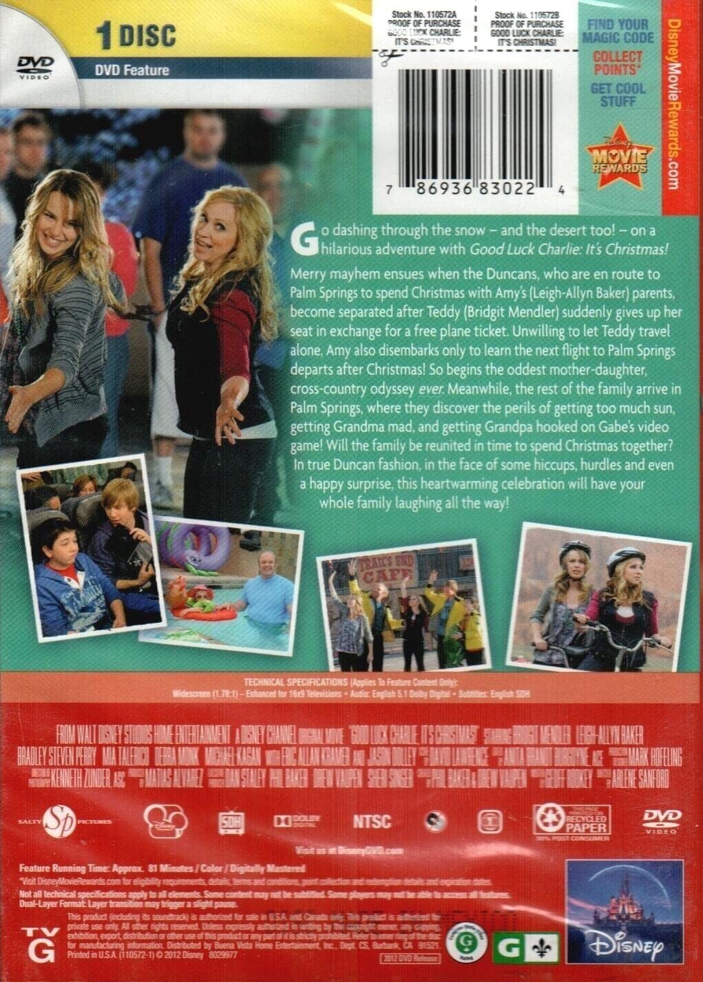 DISNEY: GOOD LUCK CHARLIE IT'S CHRISTMAS (DVD) NEW FACTORY SEALED | eBay