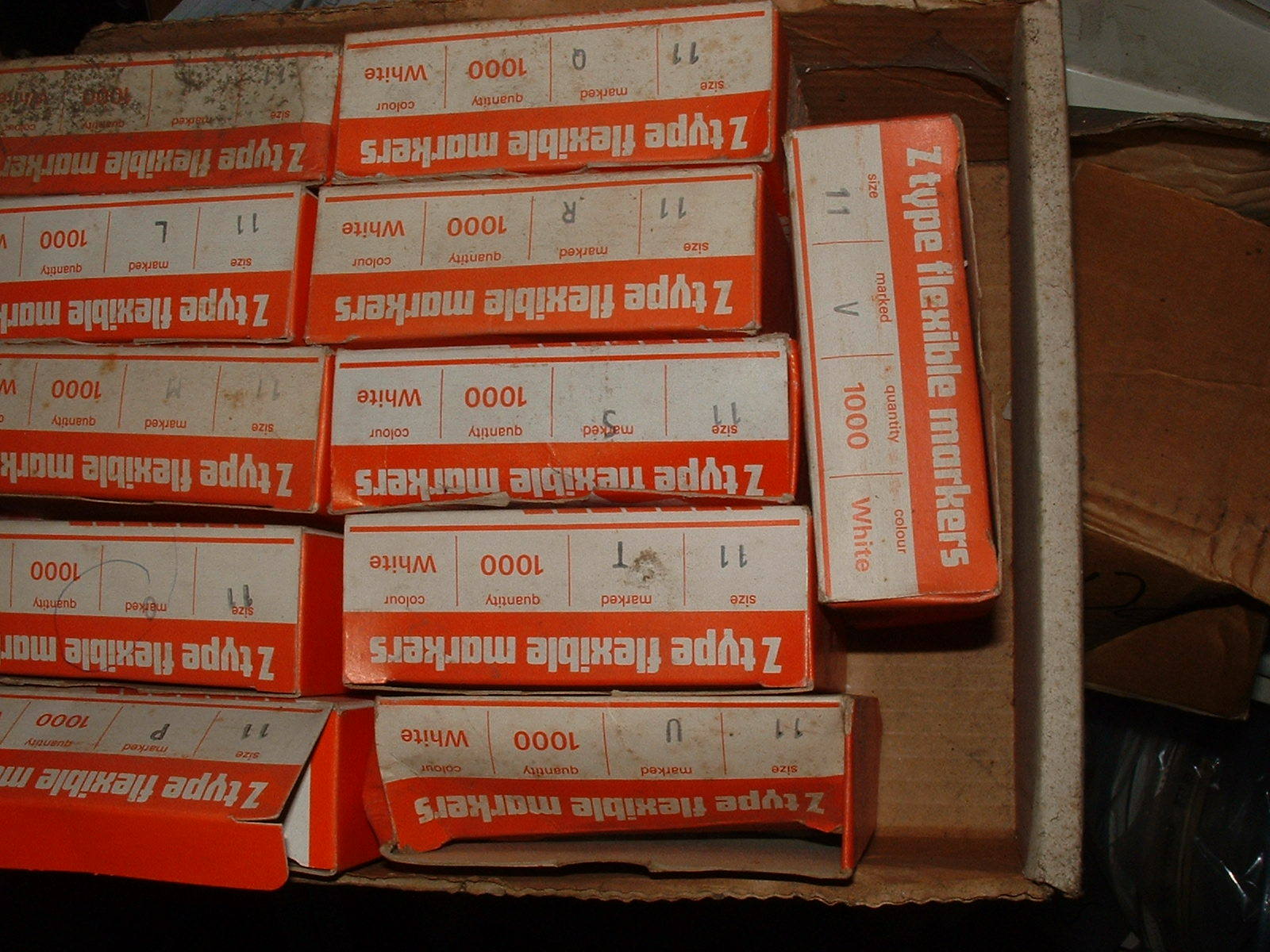 Very large quantity of Critchley Z cable markers z9 z11 z13 z15 z18 ...